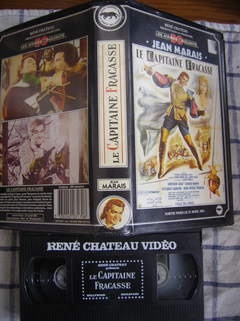 LE CAPITAINE FRACASSE de Pierre Gaspard-Huit, VHS René Chateau, Aventure, RARE!! EUR 10,00 ...