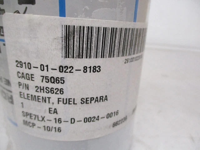 2910-01-022-8183 23530707 DETROIT Fuel Filter Water Separator Oshkosh ...