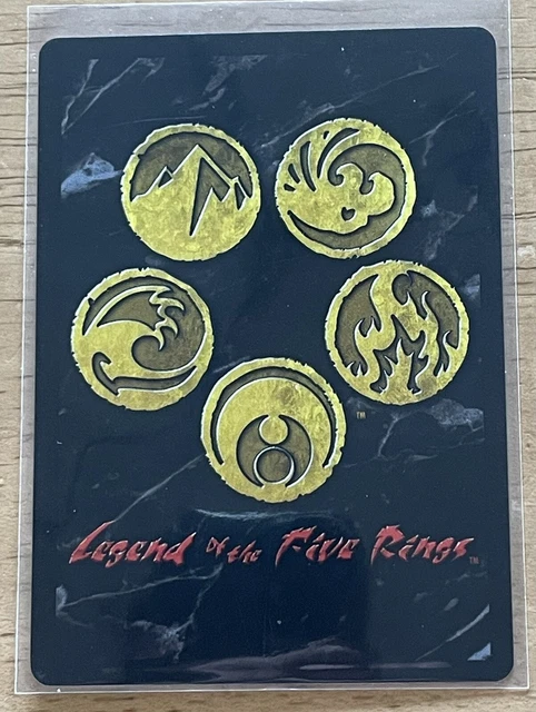 LEGEND OF THE Five Rings L5R Dead Of Winter Rare Card Daigotsu Gahseng ...