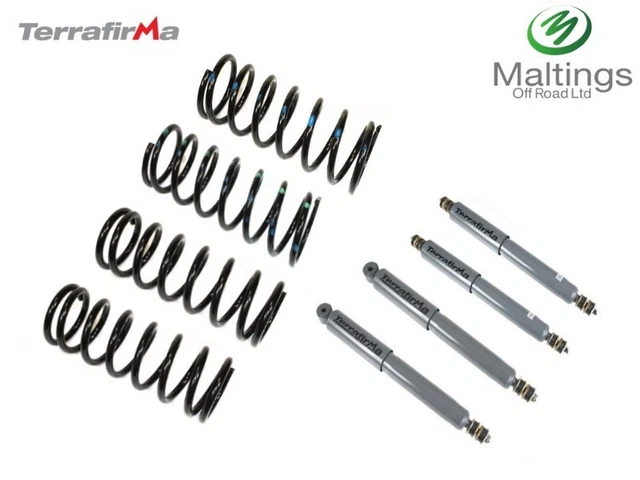 LAND ROVER DEFENDER 90 Suspension Kit Defender 90 Springs + Shocks 90 ...