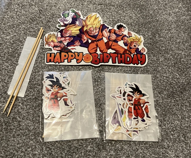 DRAGON BALL Z cake Goku cake Cupcake topper anime cake topper (non ...