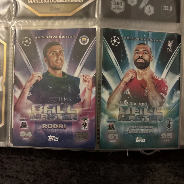 TOPPS MATCH ATTAX 25/26 Ball Master Full Complete Set 4 Cards £6.00 ...