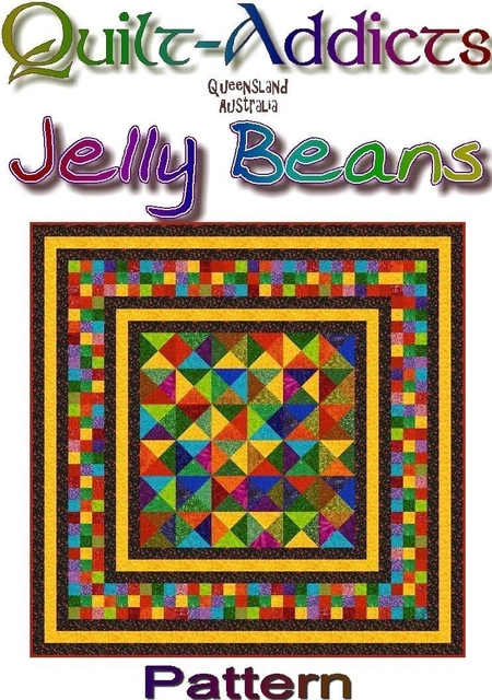 JELLY BEANS - 79" x 79" - Quilt-Addicts Precut Quilt Kit Double size ...