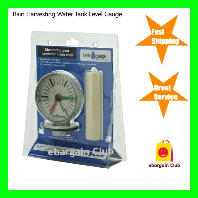RAIN HARVESTING WATER Tank Level Gauge Suitable for all vented tanks up ...