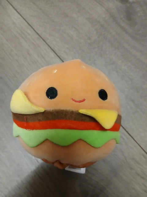 SQUISHALLOW FLIP A Mallow Pep & Carl Soft Toy Plush Pizza Cheese Burger ...