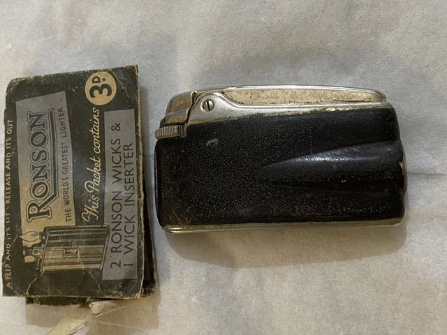 VICTORIAN AND UNIQUE Ronson World’s Greatest Cigarettes Lighter Boxed £ ...