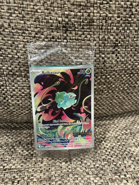 POKEMON MEGA EVOLUTION Bulbasaur 133/132 Mega Evolution Stamped Promo ...