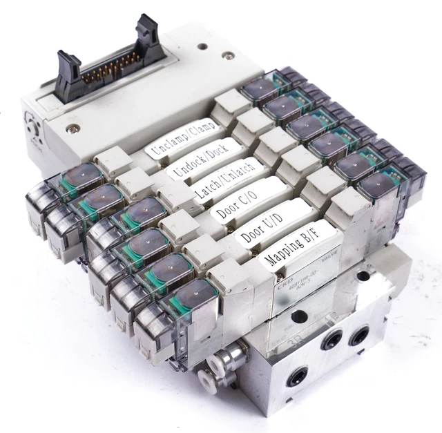 CKD 4GB139R-00-A2N-3 VENTIL mit CKD M4GB180R-C4-T51-6-FL634061-3 6 Port ...