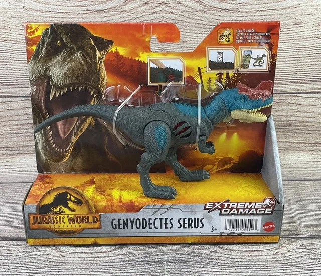JURASSIC WORLD DOMINION Extreme Damage GENYODECTES SERUS Dinosaur Dino ...