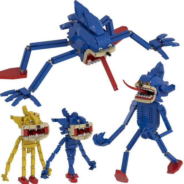 ANIME CHARACTER SONIC Model Building Blocks Assembling toy kids Gift £ ...