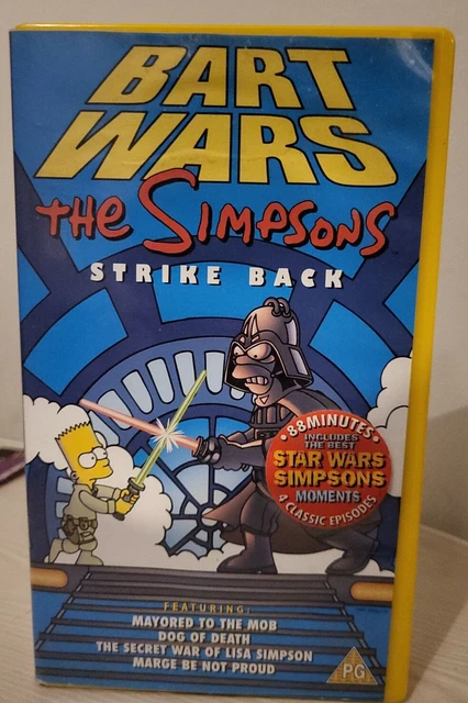 THE SIMPSONS - Bart Wars VHS Video Tape The Simpsons Strike Back ...