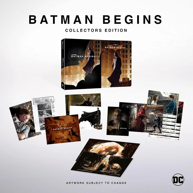 BATMAN BEGINS (4K UHD + Blu-ray Steelbook) Ultimate Collector Edition - NEU EUR 2,00 - PicClick IT