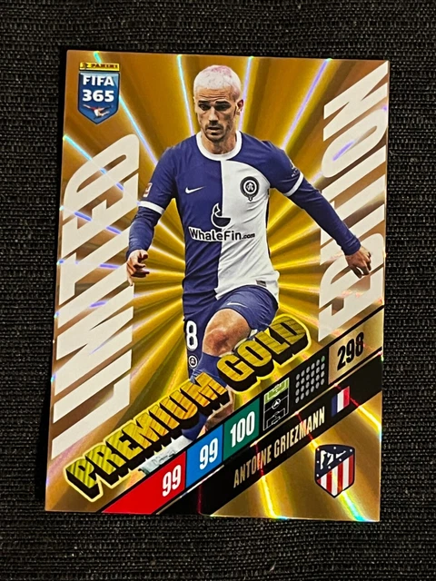 CARD PANINI ADRENALYN Fifa 365 2024 Limited Edition Premium Gold ...