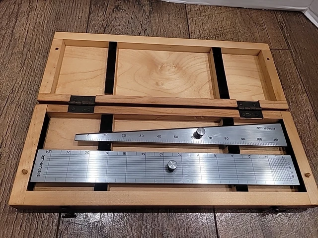 VTG USSR RUSSIA Cartography Maps/charts Measuring Ruler In Box $49.00 ...