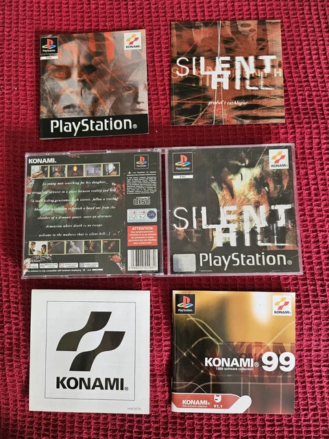 ORIGINAL SILENT HILL PS1 case, manual and inserts - NO GAME RARE VGC £ ...