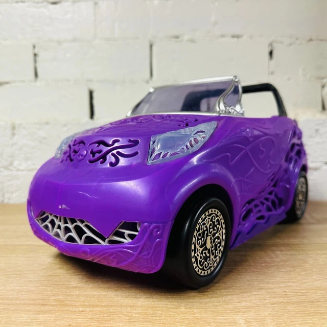 2012 MONSTER HIGH Scaris City of Frights Convertible Car Purple Vehicle ...