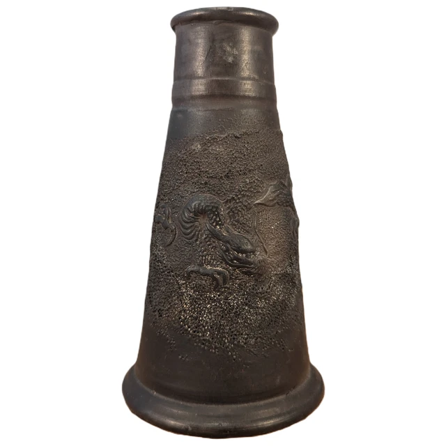 ANTIQUE JAPANESE TOKONAME Tokanabe Ceramic Pottery Dragon Vase Made ...