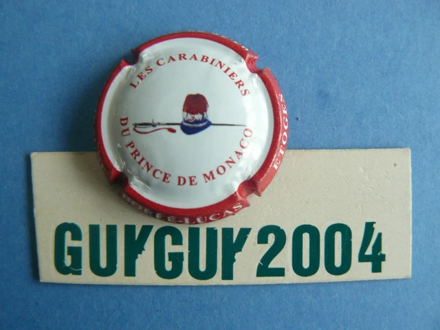 CAPSULE DE CHAMPAGNE BOREL LUCAS CARABINIERS DU PRINCE DE MONACO EUR 8 ...
