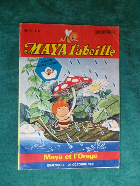 VINTAGE-COLLECTION MAGAZINE REVUE MAYA L'ABEILLE et l'orage n°2 1978 ...