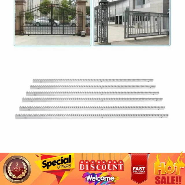 6*1M RAIL RACKS Toothed Rack Gear Rail Track for Electric Sliding Gate ...