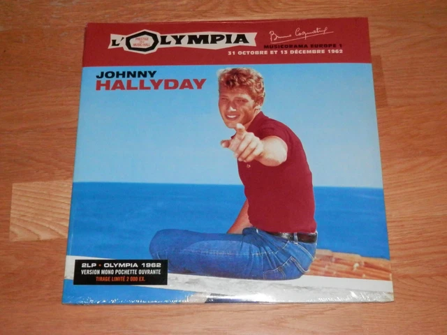 JOHNNY HALLYDAY OLYMPIA MUSICORAMA 1962 double vinyle 33 tours neuf ...