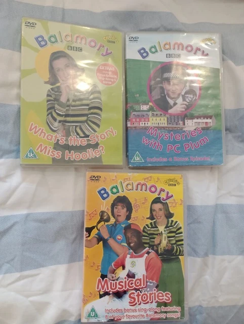 3 BALAMORY DVDS children's CBeebies BBC Musical Stories, Mysteries with ...
