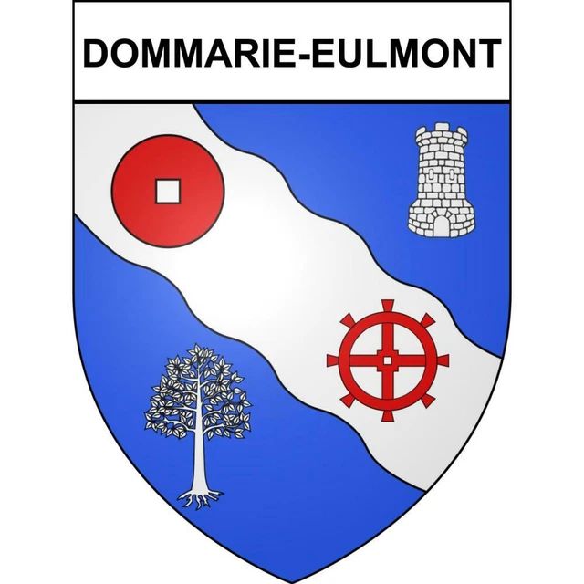 DOMMARIE-EULMONT 54 VILLE sticker blason écusson autocollant adhésif EUR 6,99 - PicClick FR