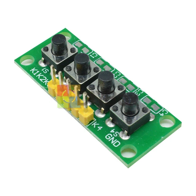 1X4 4 KEYS Button Keypad Keyboard 5Pin Breadboard Module for Arduino ...