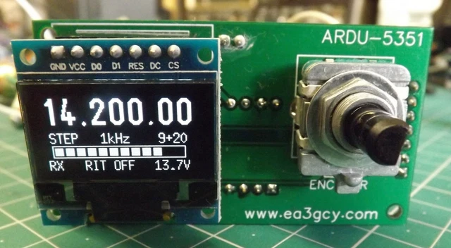 ARDU-5351 COMPACT DIGITAL VFO Frequency Oscillator 50kHz - 99.9MHz ...