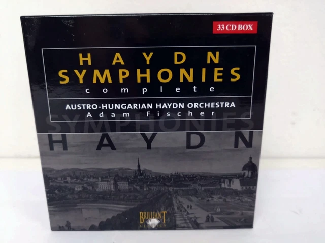 HAYDN SYMPHONIES COMPETE 33 CD Box Adam Fischer Brilliant Classics D8 EUR 11,16 - PicClick FR