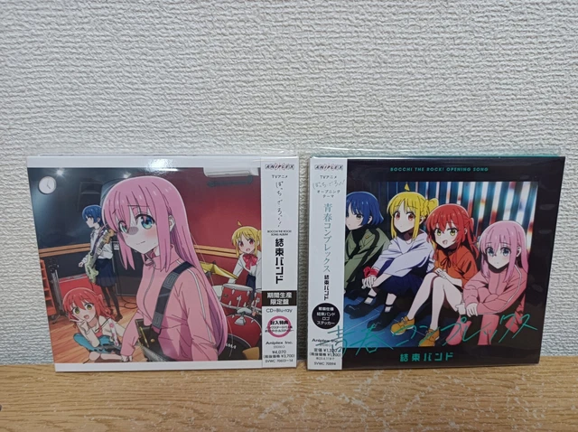 BOCCHI THE ROCK Kessoku Band CD & CD+Blu Ray ～～ Seishun Complex ～～2 kind of set £53.99 - PicClick UK
