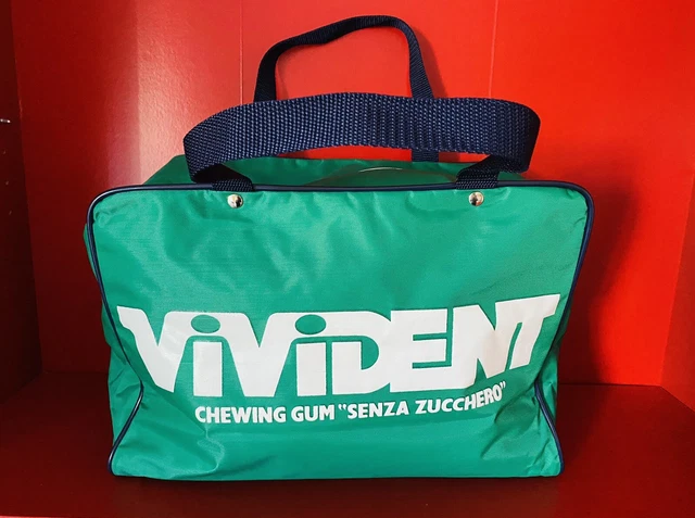 SAC PUBLICITÉ VINTAGE Chewing Gum Vivident D'Origine Années 70 EUR 30 ...