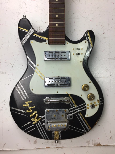 [PROJECT] ROBBY 60S MIJ electric guitar (Black) - handpainted ...