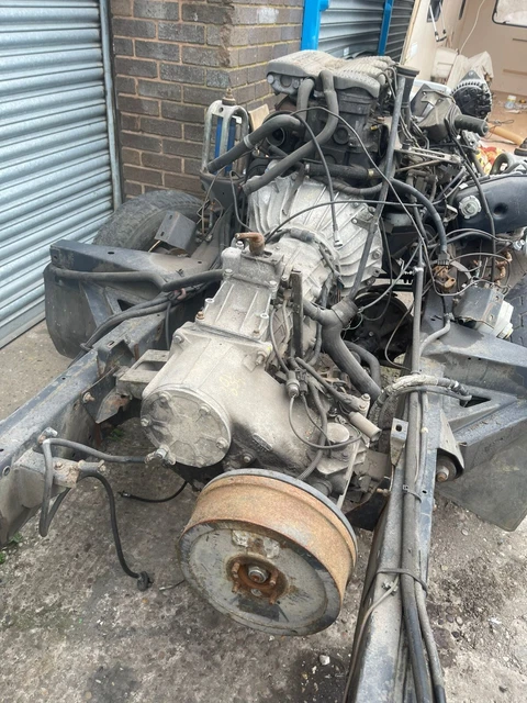 LAND ROVER DEFENDER 90 Tdci Chassis With Auto 300 Tdi Engine £2,950.00 ...