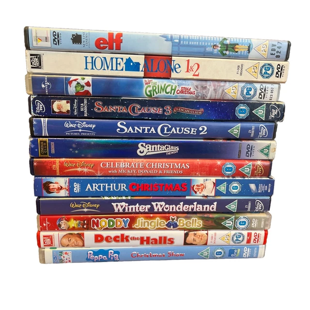 CHRISTMAS DVD BUNDLE 12 Classic Family Movies / Disney / Elf, Santa ...