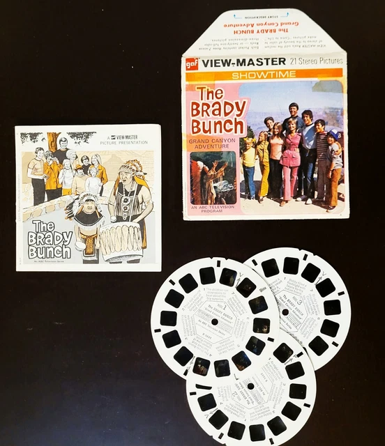 SERIE TV VIEW-MASTER The Brady Bunch Set Viewmaster a 3 rulli EUR 9,50 ...