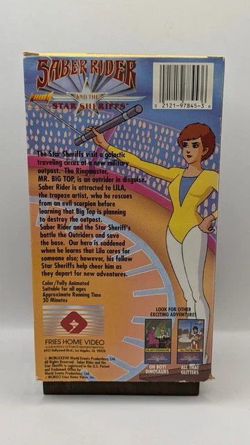 SABER RIDER AND the Star Sheriffs (VHS, 1988) RARE £6.89 - PicClick UK