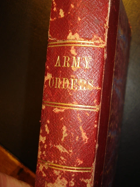 BRITISH ARMY ORDERS 1926 Military Organisation History £20.00 - PicClick UK