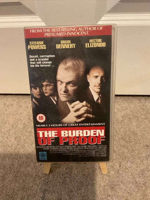 THE BURDEN OF Proof VHS Video Brian Dennehy Odyssey FP £2.50 - PicClick UK