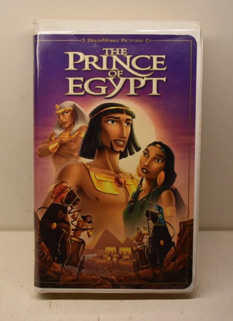 THE PRINCE OF Egypt VHS Clamshell Case 1999 DreamWorks Animation H1 £9. ...
