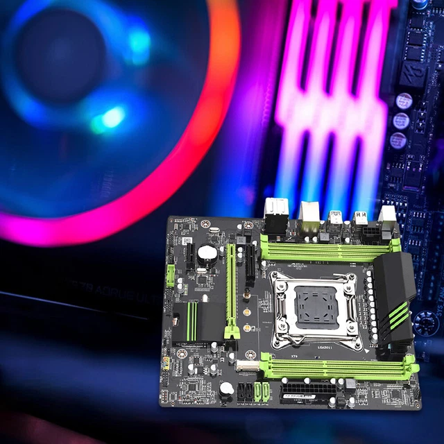 X79 PC MAIN Board SATA3.1 2.0 M.2 NVME Interface Motherboard 7.1 ...