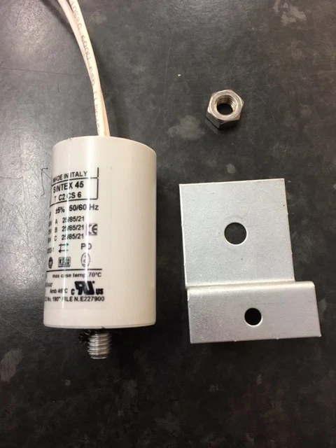 INCO SINTEX 45, 6uF CAPACITOR AND BRACKET 450V AC (6 micro farad) £6.00 ...