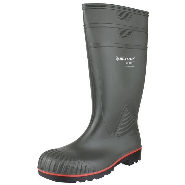 DUNLOP ACIFORT HEAVY Duty Full Safety Wellington £33.55 - PicClick UK