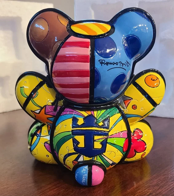 ROMERO BRITTO 'ROYAL Caribbean Bear', 2010 Pop Sculpture Teddy Bear ...