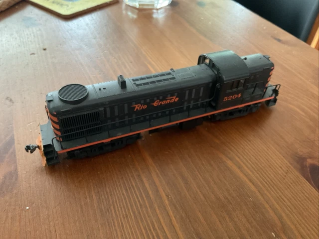 ATLAS KATO HO SCALE 7079 RIO GRANDE RS-3 DIESEL ENGINE #5204 Locomotive ...