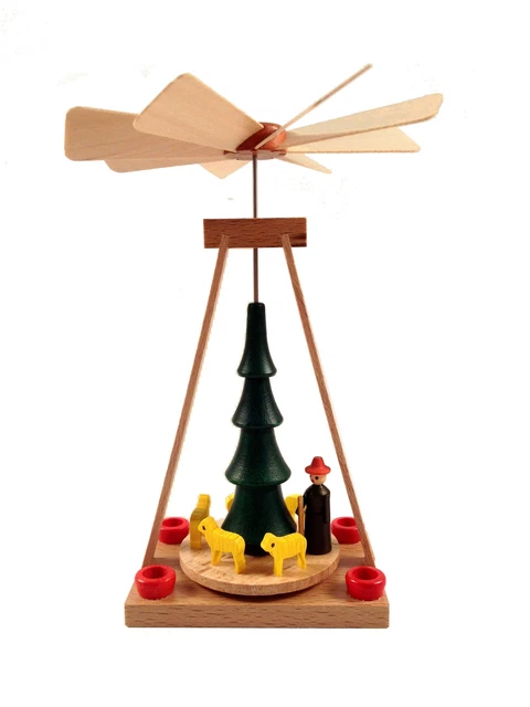 MINI PYRAMIDE SCHÄFER 13 Cm Pyramide De Table Seiffen NEU Pyramide ...
