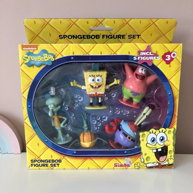 SPONGEBOB SQUAREPANTS FIGURES Simba With Mr Krabs, Squidward. NEW ...