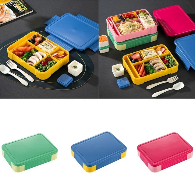 PLASTIC SALAD DRESSING Containers 1300ml Food Storage Container Kids ...