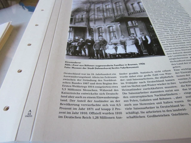 KAISERREICH ARCHIV N4 4055 Einwanderer aus Böhmen Bild 1906 ...