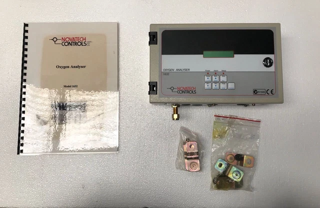 NOVATECH CONTROLS 1632 OXYGEN ANALYZER 110/240 VAC 50/60 Hz EUR 1.005 ...